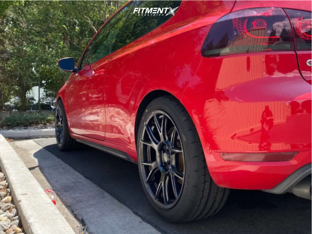 2011 Volkswagen GTI Base with 18x8.5 Konig Ampliform and Yokohama ...