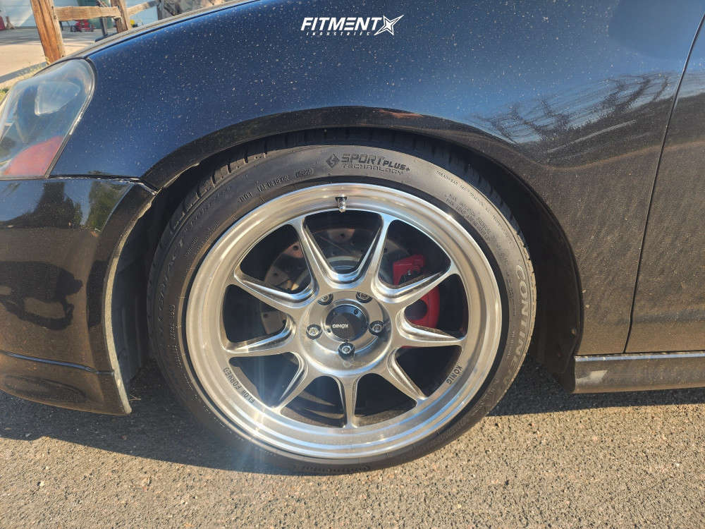 2006 Acura RSX Type-S with 18x8.5 Konig Countergram and Continental 225x40 on Coilovers ...