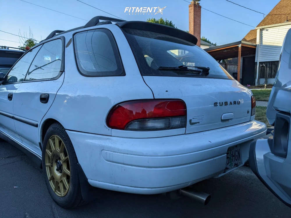 1999 Subaru Impreza L with 16x7 Sparco Terra and Mazama 205x55 on ...