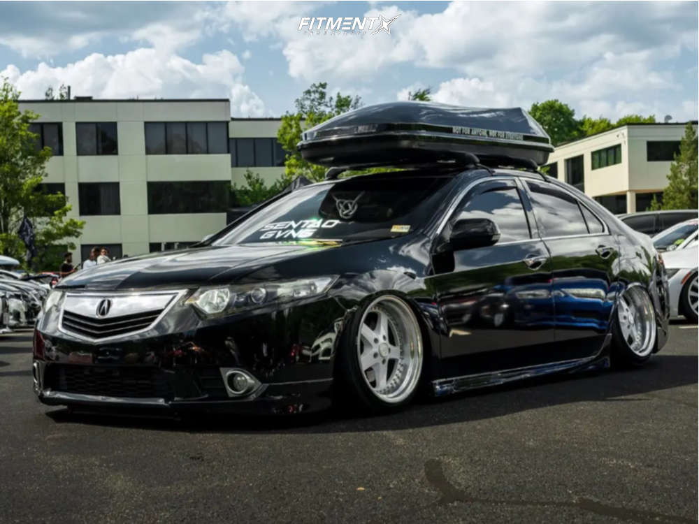 2012 Acura TSX Base with 18x10.5 ESR Sr04 and Ironman 225x40 on Air ...
