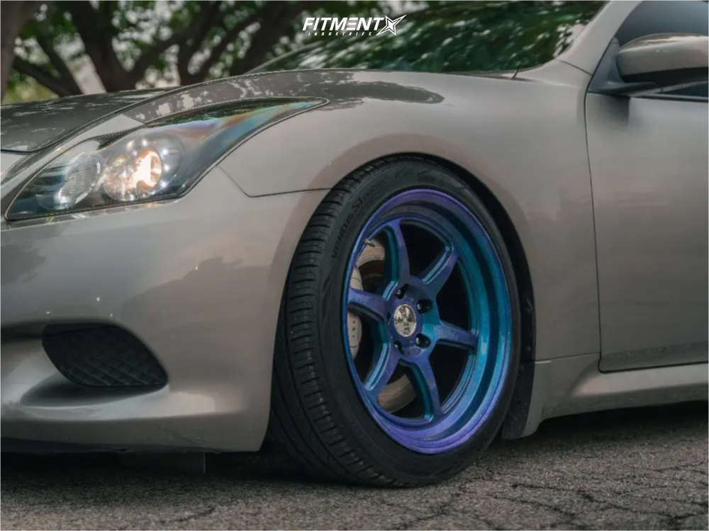 2008 INFINITI G37 Sport with 18x9 Kansei Roku and Hankook 235x40 on ...