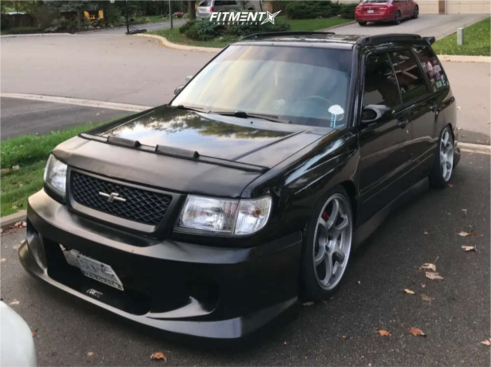 1999 Subaru Forester S with 18x8.5 Advan Racing RGII and Falken 245x40 ...