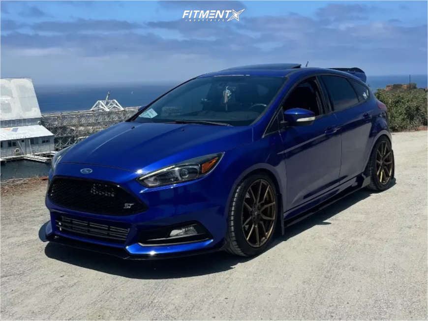 2015 Ford Focus ST with 18x8.5 Option Lab R716 and Michelin 245x35 on ...