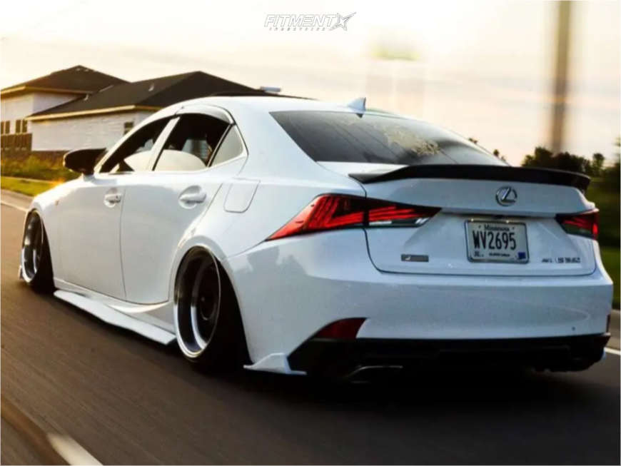 2019 Lexus IS350 F Sport with 18x10 Konig Ssm and Falken 225x40 on ...