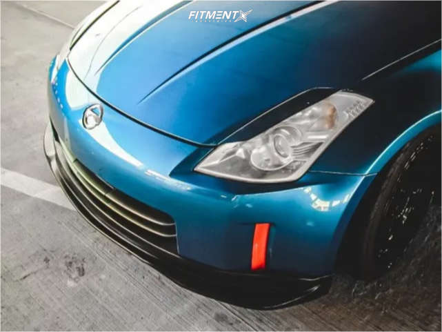 2006 Nissan 350Z Base with 19x9.5 Rebs Sports Rs06 and Federal 245x35 ...