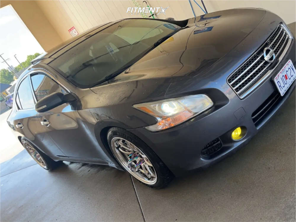 2012 Nissan Maxima SV with 18x9.5 Aodhan Ds02 and Goodyear 245x45 on ...
