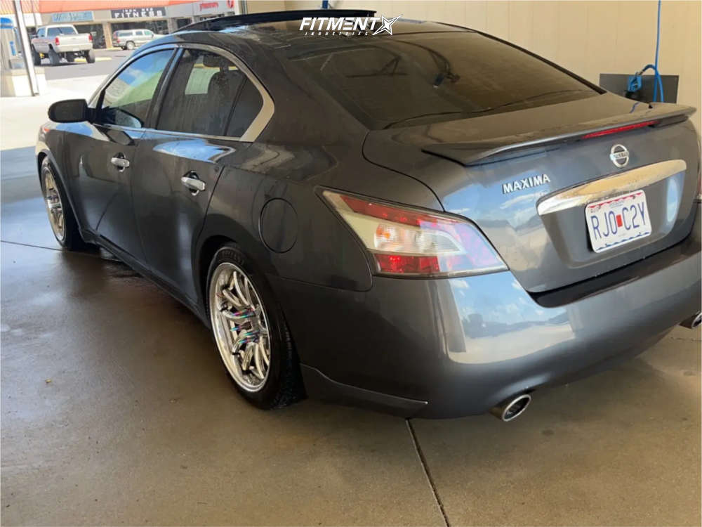 2012 Nissan Maxima SV with 18x9.5 Aodhan Ds02 and Goodyear 245x45 on ...