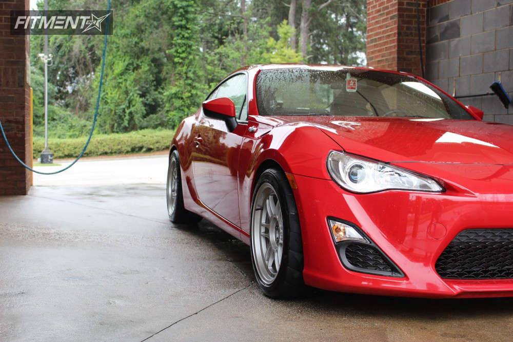 2016 Scion FR-S Base with 17x9 Enkei RPF1 and Bridgestone 245x40 on ...