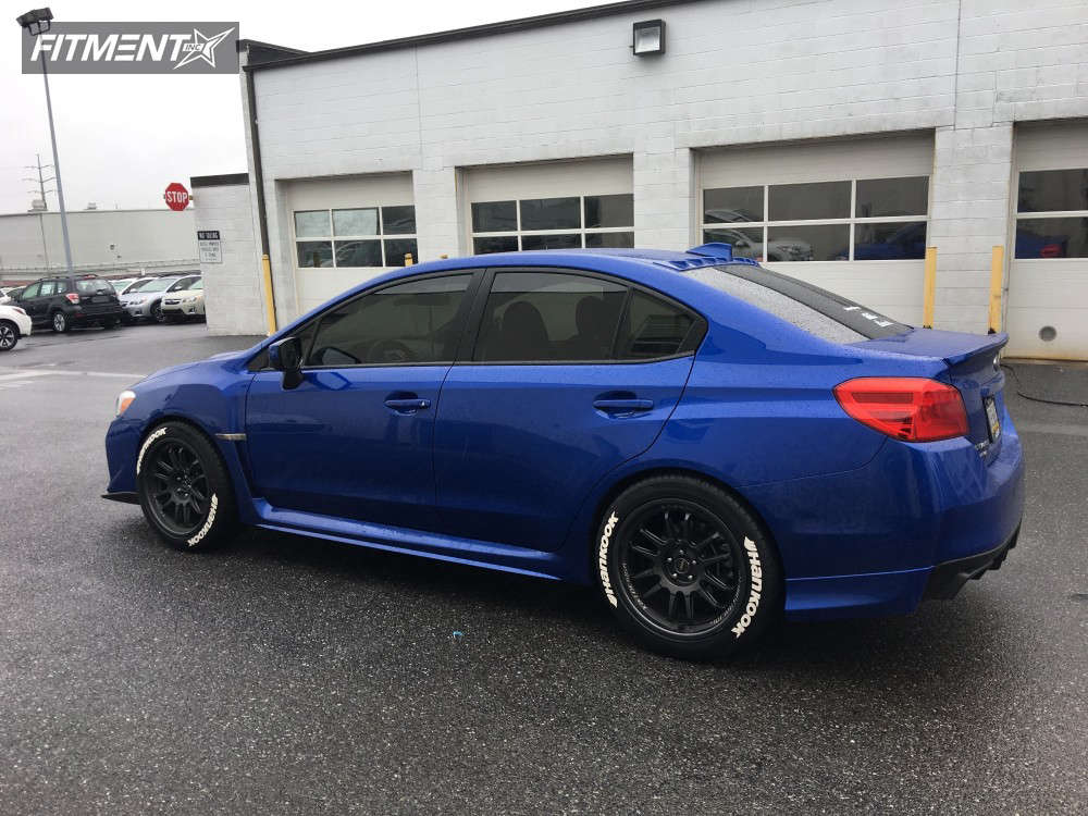 2017 Subaru WRX Base with 18x9 Cosmis Racing XT-206R and Hankook 245x45 ...