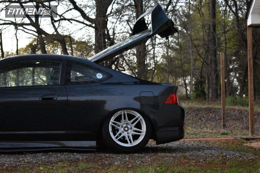 2004 Acura RSX Type-S with 17x9 Cosmis Racing MRII and Nankang 215x40 ...