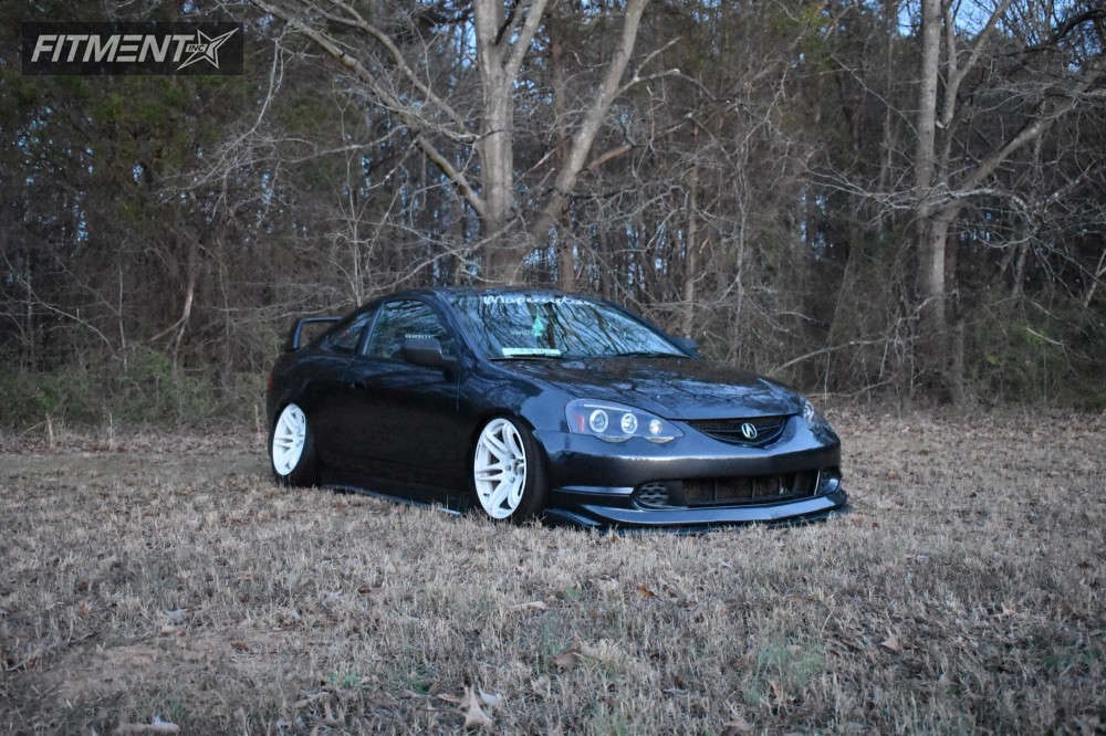 2004 Acura RSX Type-S with 17x9 Cosmis Racing MRII and Nankang 215x40 ...