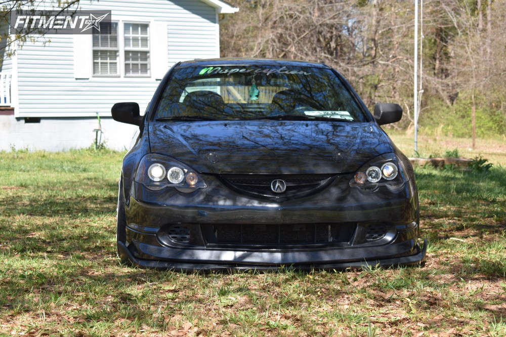 2004 Acura RSX Type-S with 17x9 Cosmis Racing MRII and Nankang 215x40 ...