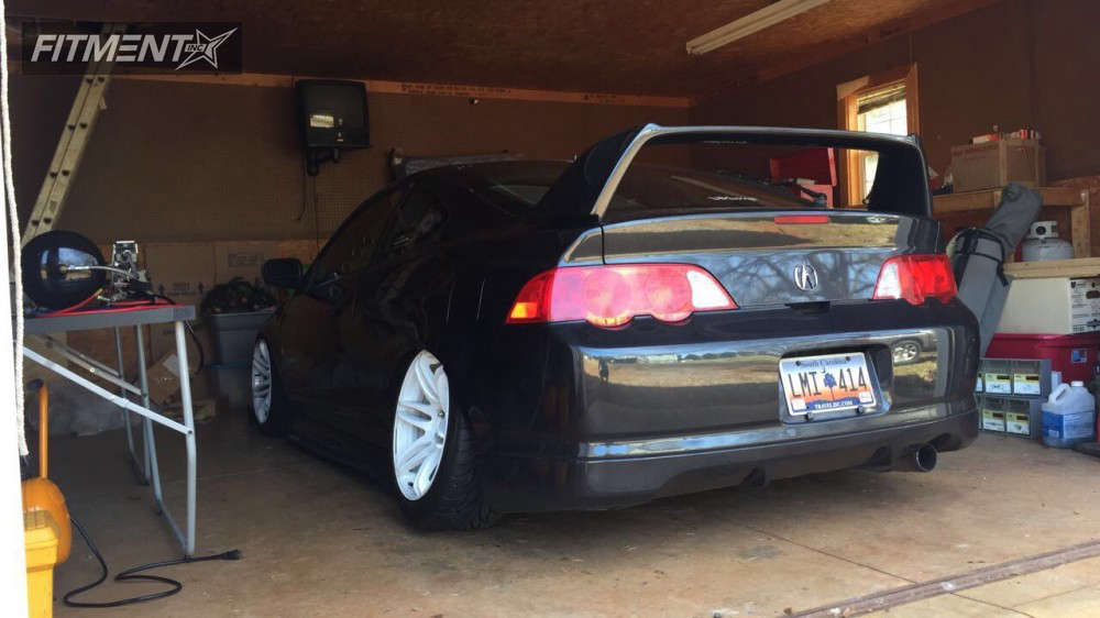 2004 Acura RSX Type-S with 17x9 Cosmis Racing MRII and Nankang 215x40 ...