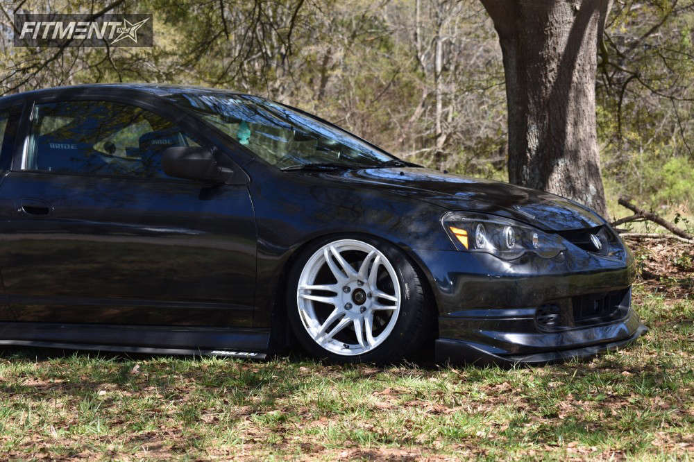 2004 Acura RSX Type-S with 17x9 Cosmis Racing MRII and Nankang 215x40 ...