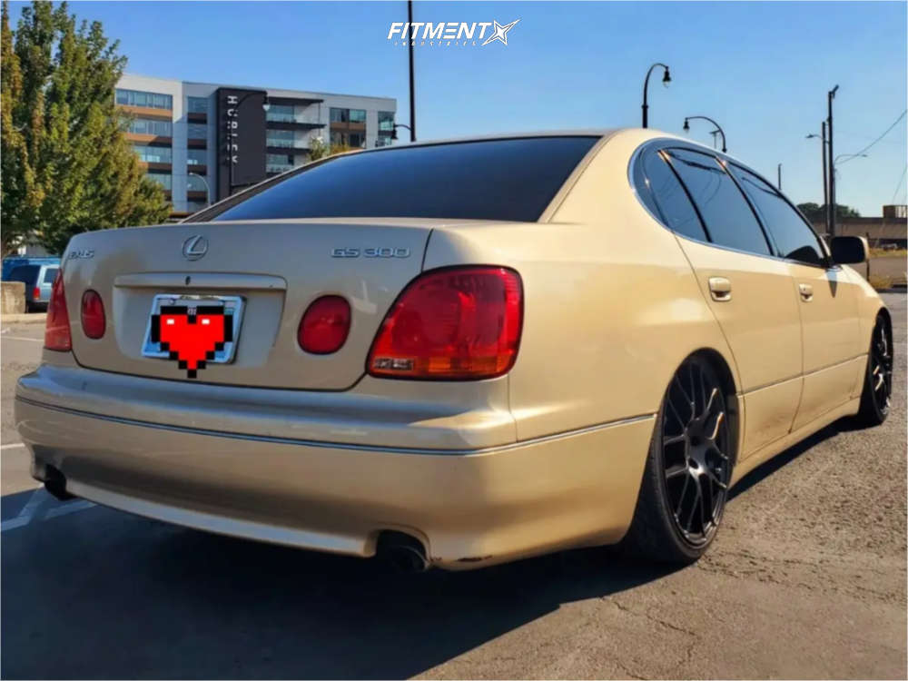 2003 Lexus GS300 Base with 19x8.5 Enkei Raijin and Venom Power 225x35 ...