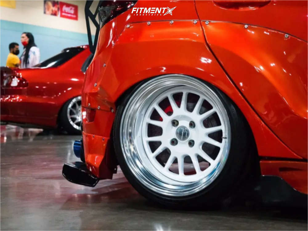 2016 Ford Fiesta ST with 17x10.5 Work Seeker Fx and Iris 215x40 on Air Suspension | 2392876 ...