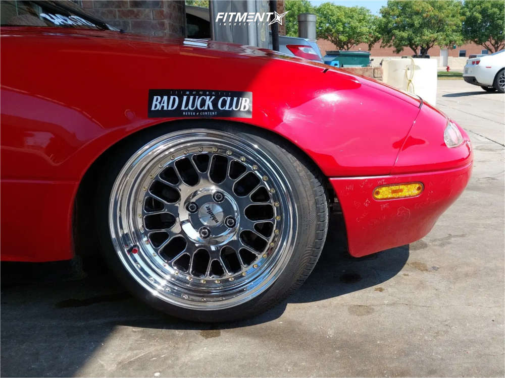 1996 Mazda Miata Base with 16x9 Whistler Sk1 and Waterfall 195x45 on ...