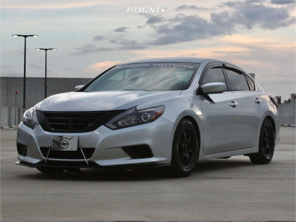 2016 Nissan Altima Base with 16x7 Konig Backbone and Pirelli 215x60 on ...