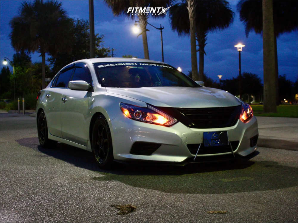 2016 Nissan Altima Base with 16x7 Konig Backbone and Pirelli 215x60 on ...