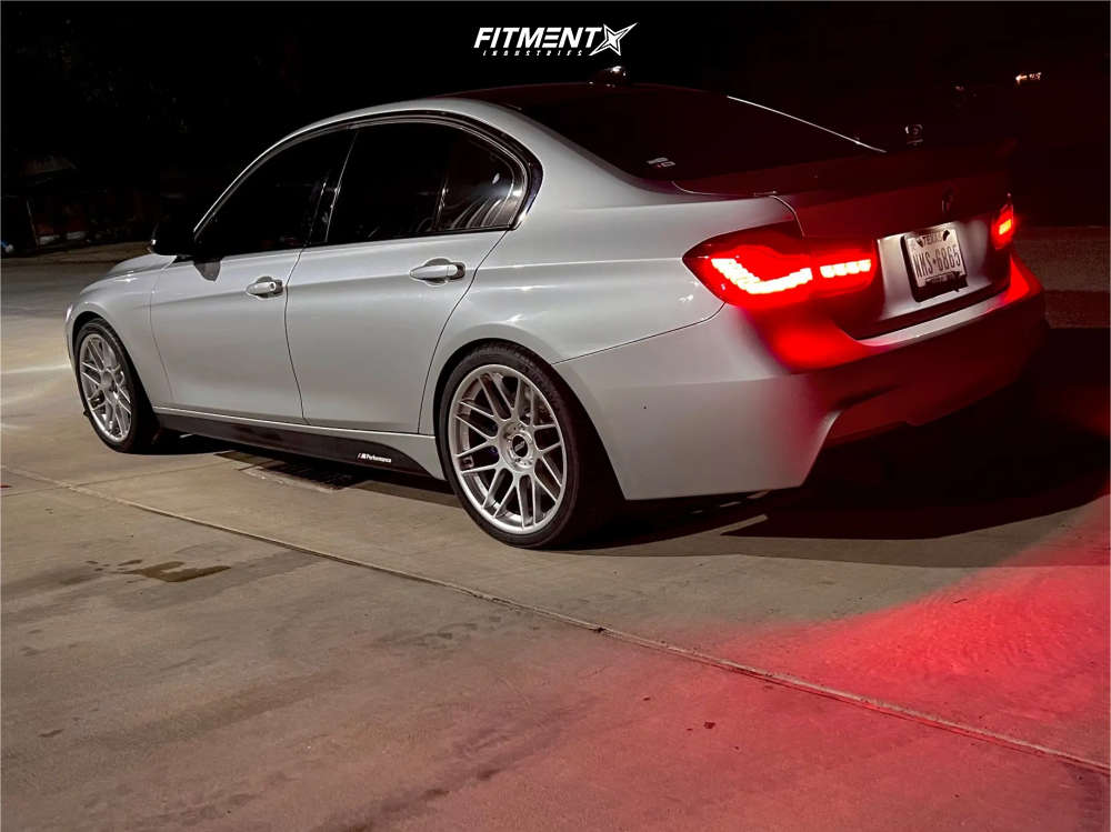 2015 BMW 328i Base with 19x8.5 Apex Arc-8 and Michelin 245x30 on Stock ...