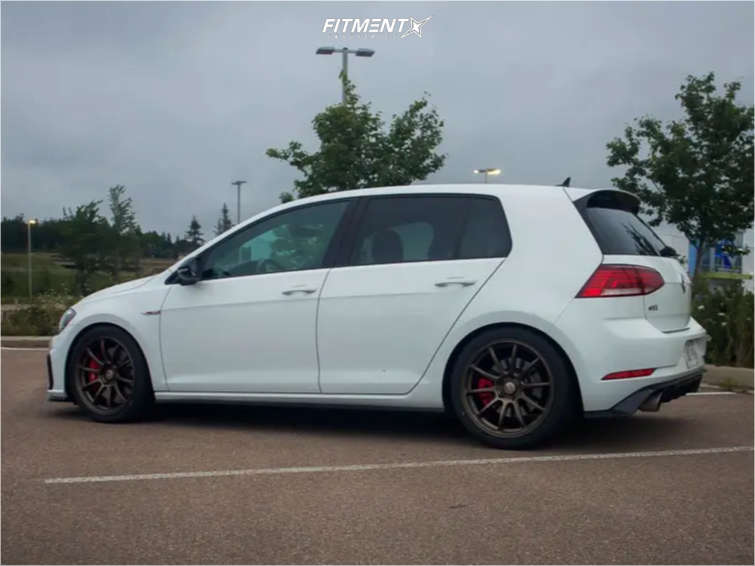 2018 Volkswagen GTI S with 18x8.5 Superspeed Rf03rr and Firestone ...
