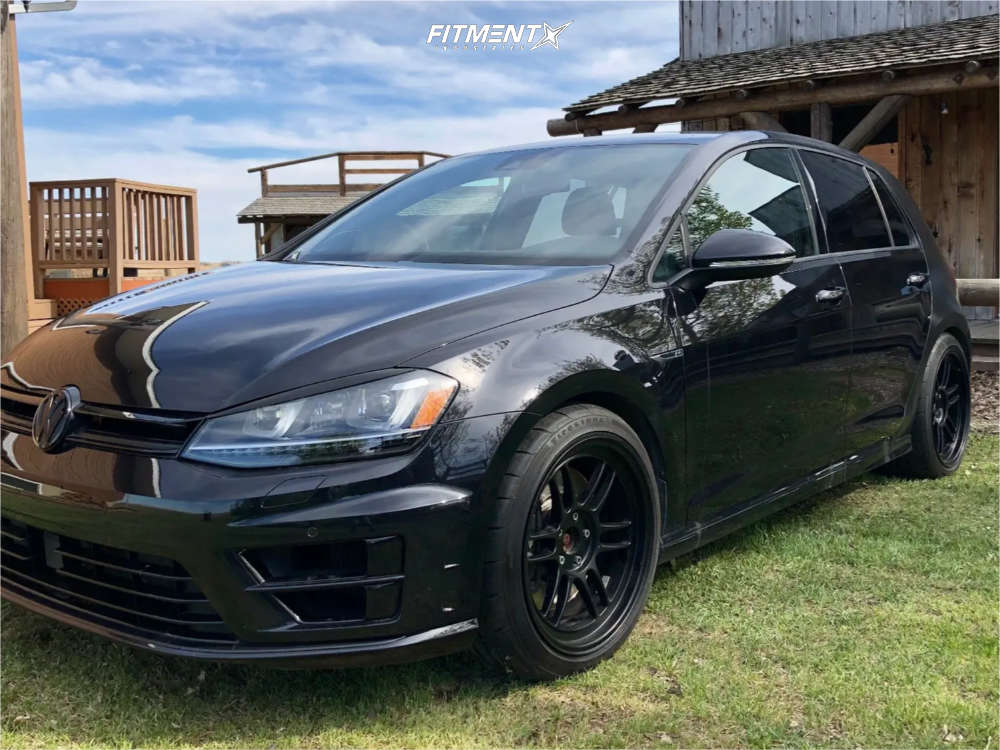 2016 Volkswagen Golf R Base with 18x9 Enkei Rpf1 and Firestone 235x40 ...