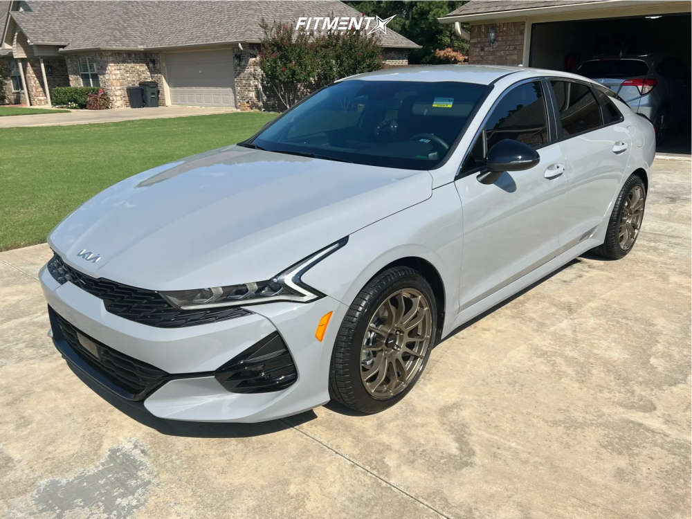 2023 Kia K5 GT-Line with 18x8 AVID1 Av20 and Pirelli 235x45 on Stock ...