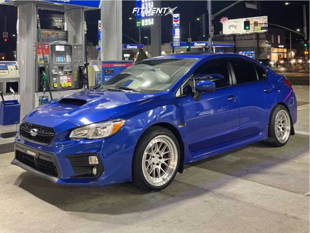 2018 Subaru WRX Premium with 18x9.5 Aodhan Ds07 and Delinte 245x40 on ...