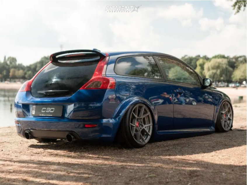 2008 Volvo C30 T5 R-Design with 18x8.5 Rotiform Kps and Hankook 205x35 ...