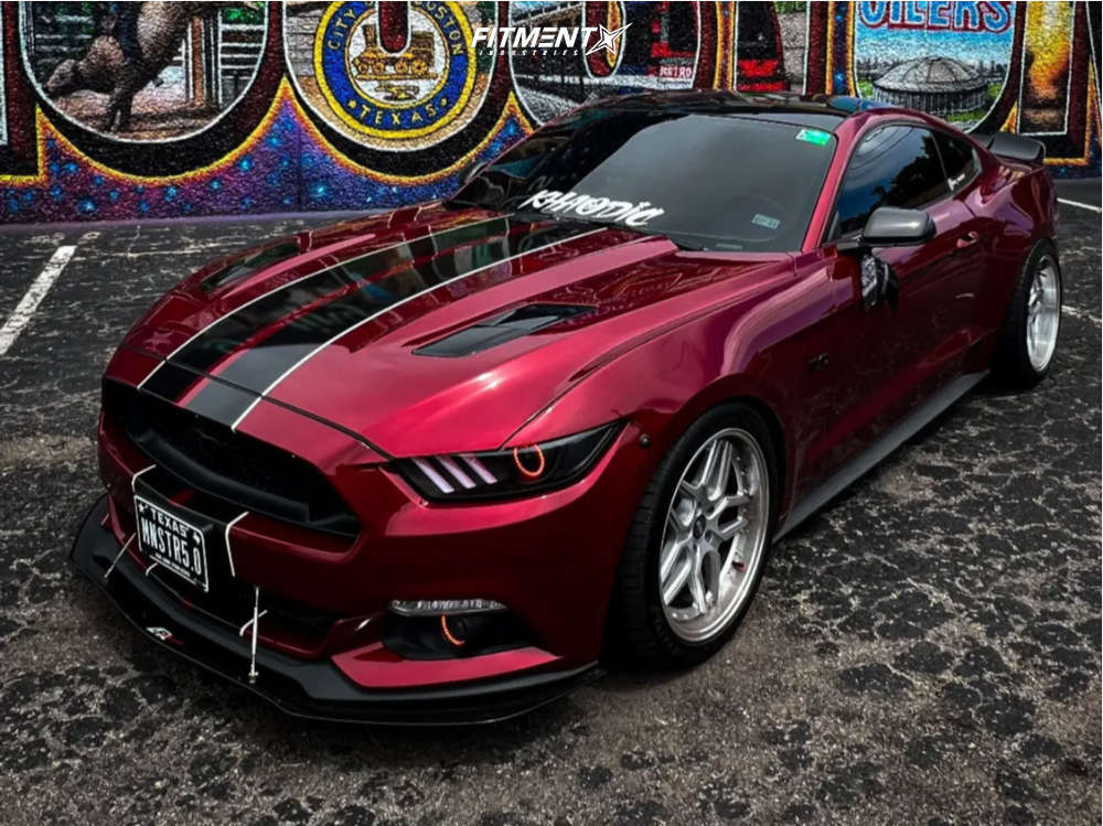 2016 Ford Mustang GT Premium with 19x9.5 ESR Cs15 and Michelin 275x35 ...