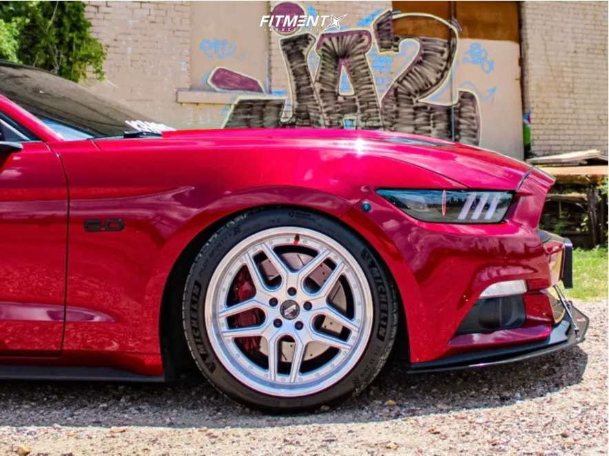 2016 Ford Mustang GT Premium with 19x9.5 ESR Cs15 and Michelin 275x35 ...