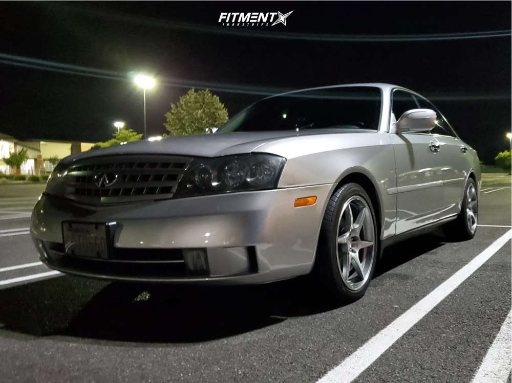 2003 INFINITI M45 Base with 18x8.5 Anovia Titan and Bridgestone 245x40 ...