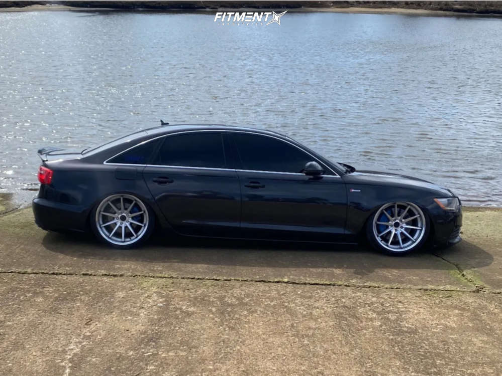 2012 Audi A6 Quattro Premium Plus with 20x10.5 Ferrada FR4 and Continental 275x30 on Air ...