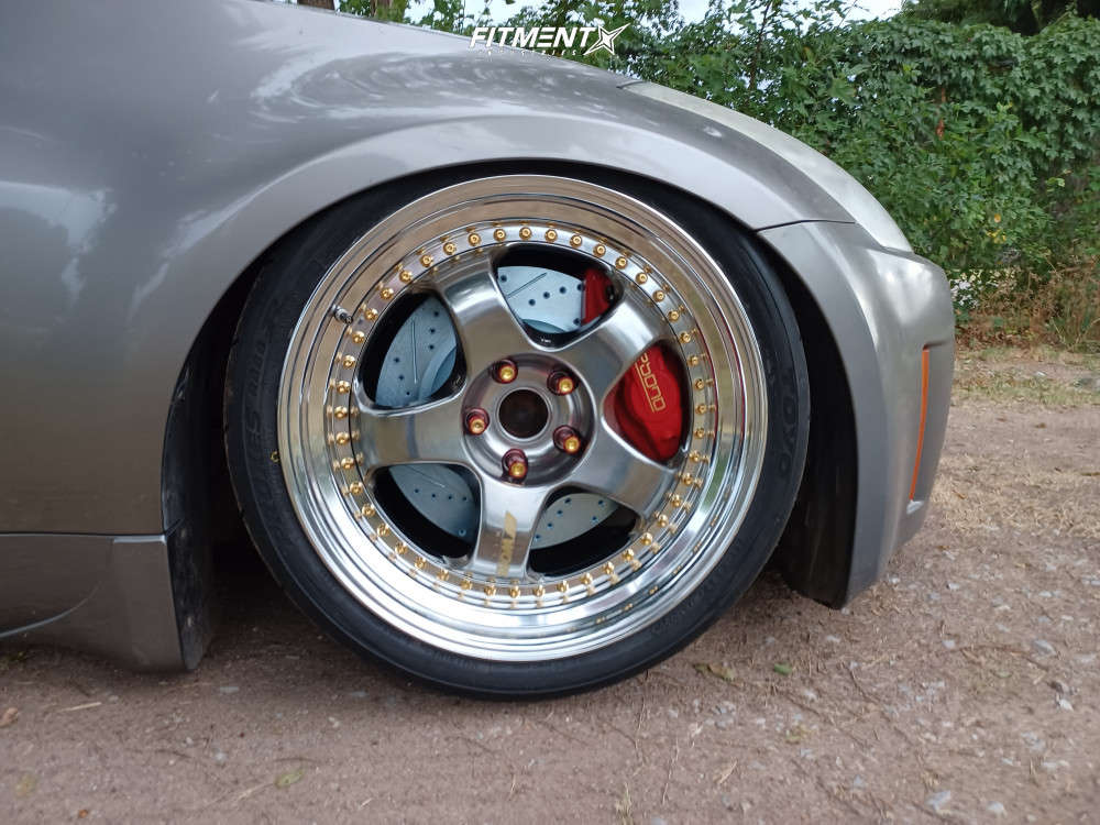 2008 Nissan 350Z Touring with 19x9.5 Work Meister S1 3p and Toyo Tires ...