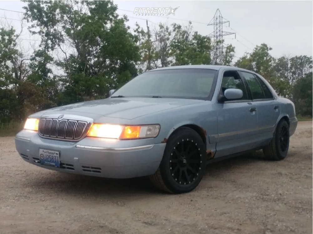 2000 Mercury Grand Marquis GS with 17x9 XD Heist and Firestone 235x65 ...