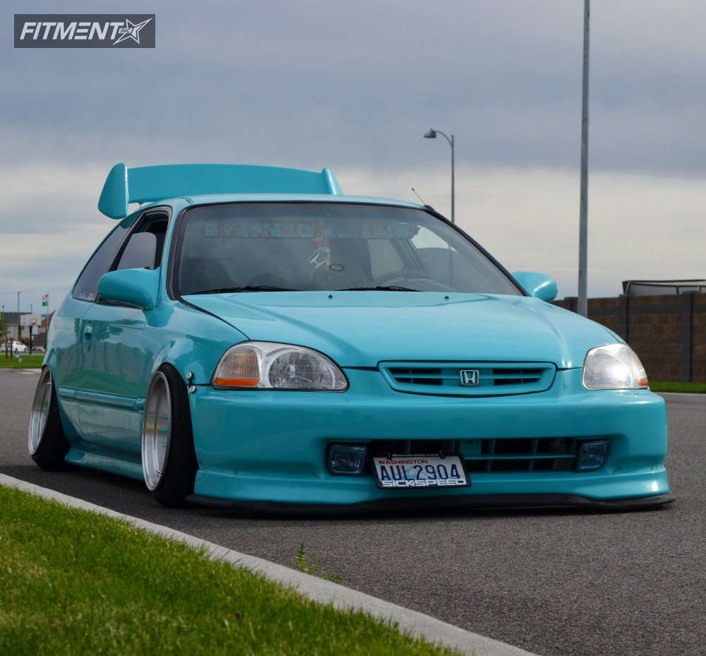 1998 Honda Civic EX with 15x9 JNC Jnc003 and Federal 165x50 on ...