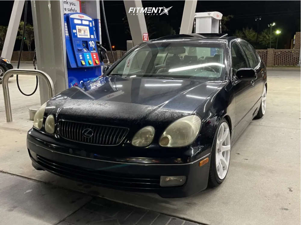 2001 Lexus GS430 Base with 18x9.5 Work T7r and Michelin 225x40 on ...