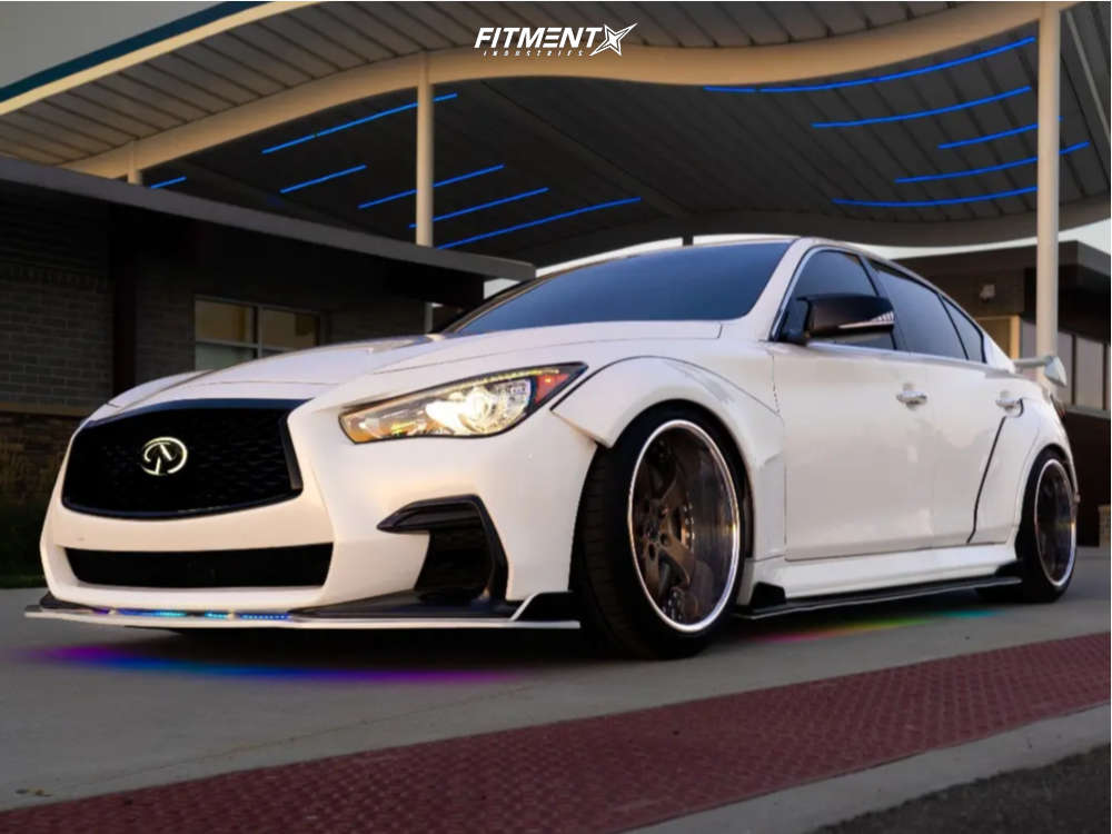 2015 INFINITI Q50 Premium with 19x10.5 SSR Vienna Sovereign and Dunlop ...