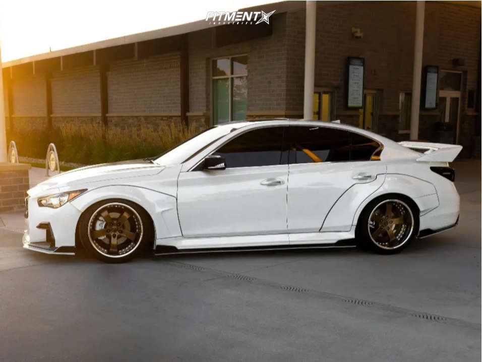 2015 INFINITI Q50 Premium with 19x10.5 SSR Vienna Sovereign and Dunlop ...