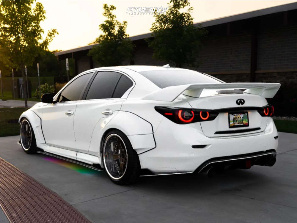 2015 INFINITI Q50 Premium with 19x10.5 SSR Vienna Sovereign and Dunlop ...