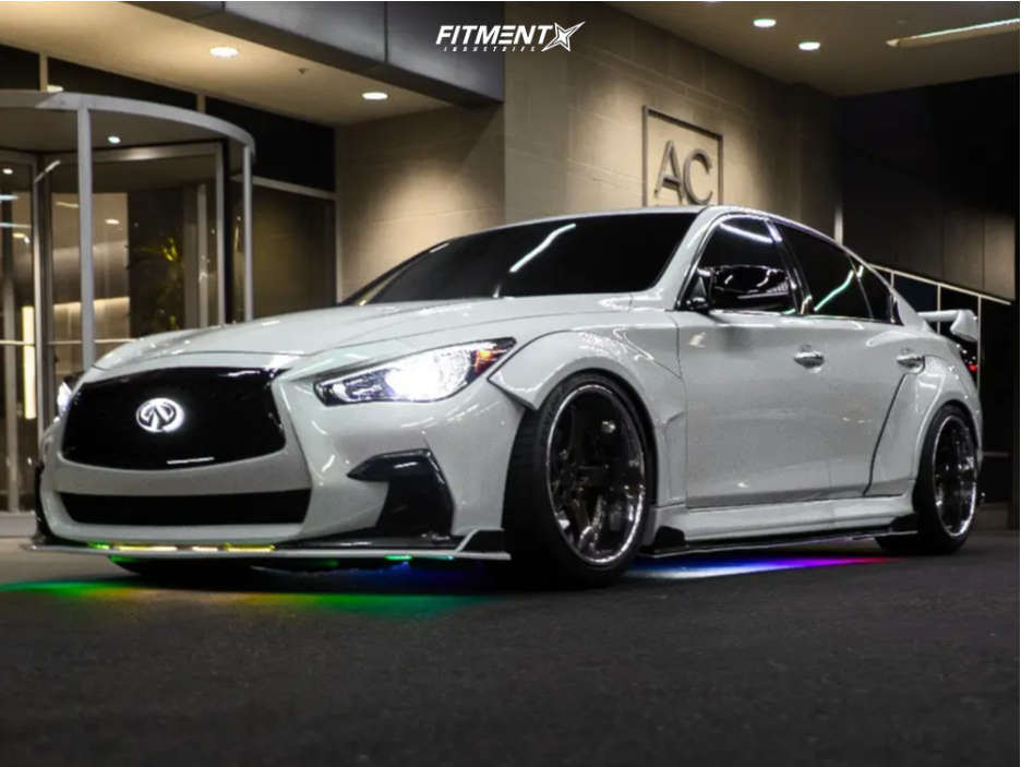 2015 INFINITI Q50 Premium with 19x10.5 SSR Vienna Sovereign and Dunlop ...