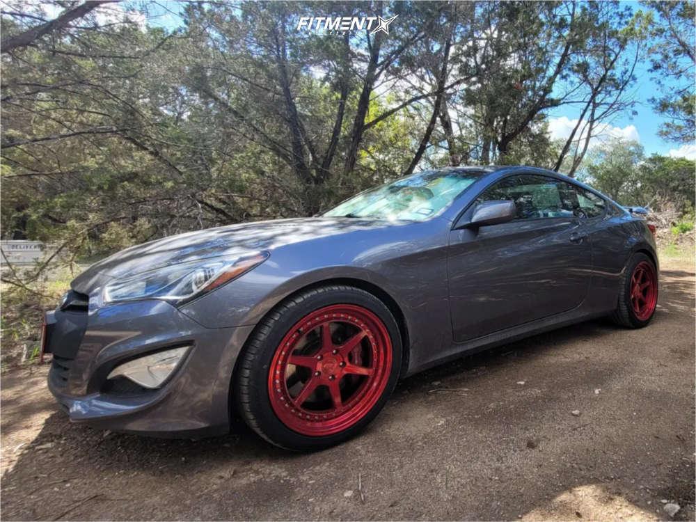 2014 Hyundai Genesis Coupe 2.0T R-Spec with 19x9.5 Aodhan Ds09 and Toyo ...