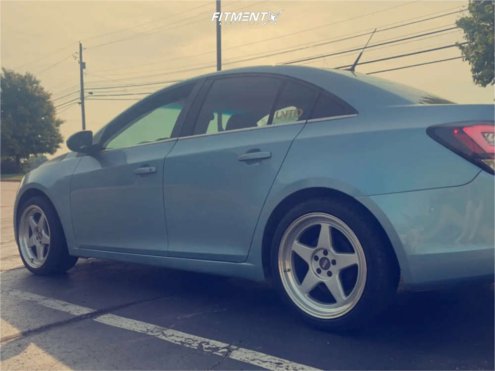 2012 Chevrolet Cruze LT with 18x8.5 ESR Cr5 and Delinte 235x40 on Stock ...