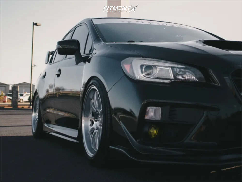 2016 Subaru WRX STI Base with 18x8.5 Aodhan Ds07 and Black Lion 225x45 ...