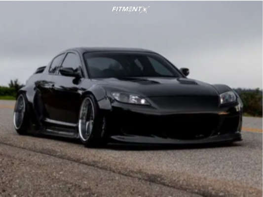 2004 Mazda RX-8 Base with 18x10.5 Heritage Hokkaido and Lionhart 245x40 ...