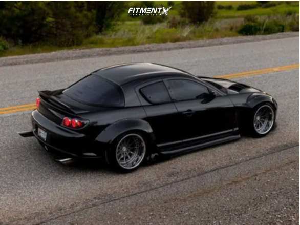 2004 Mazda RX-8 Base with 18x10.5 Heritage Hokkaido and Lionhart 245x40 ...
