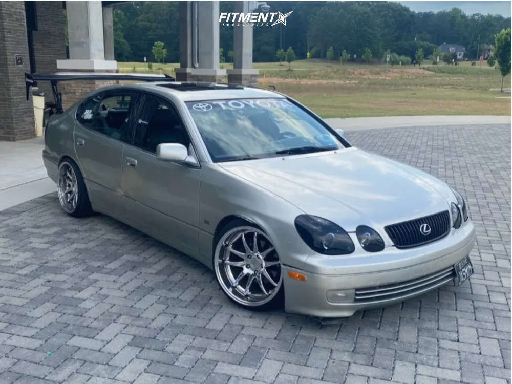 2002 Lexus GS300 Base with 19x9.5 Aodhan Ds02 and Michelin 235x35 on ...