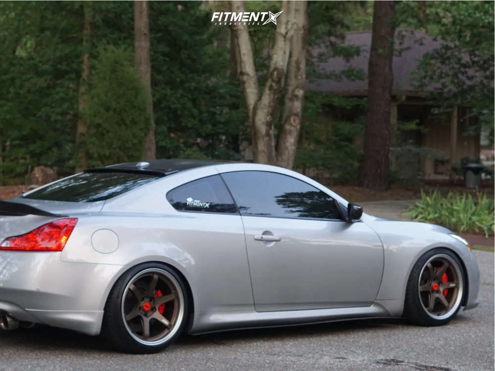 2013 INFINITI G37 X Sport with 19x9.5 ESR Ap6 and Continental 235x40 on ...