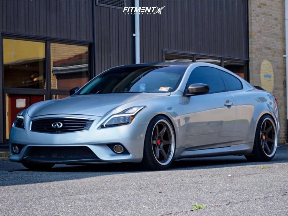 2013 INFINITI G37 X Sport with 19x9.5 ESR Ap6 and Continental 235x40 on ...