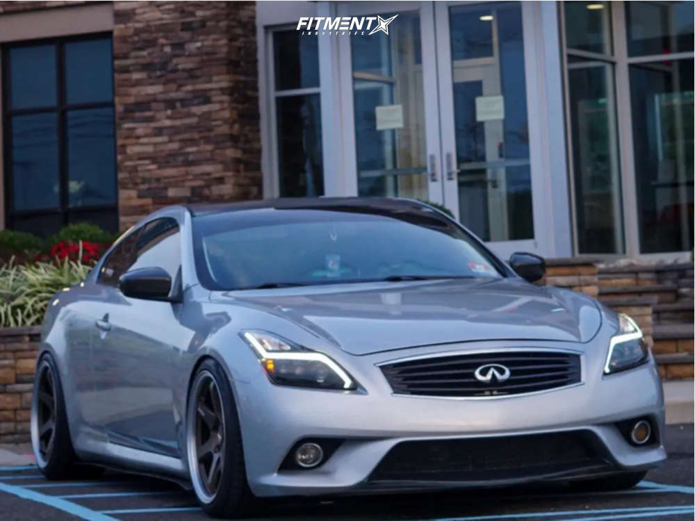 2013 INFINITI G37 X Sport with 19x9.5 ESR Ap6 and Continental 235x40 on ...